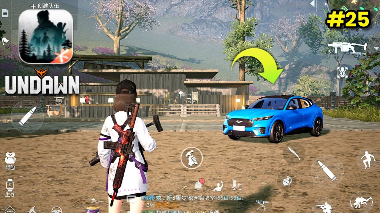 UNDAWN MOBILE iOS Gameplay 25 (Craft a House & Ford Mustang) - YouTube