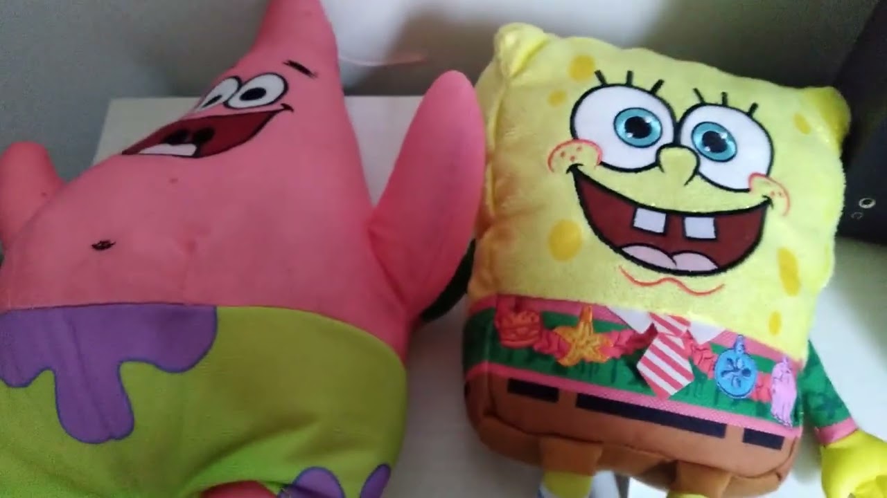 The SpongeBob Movie under the lamp scene plush version (improved) - YouTube