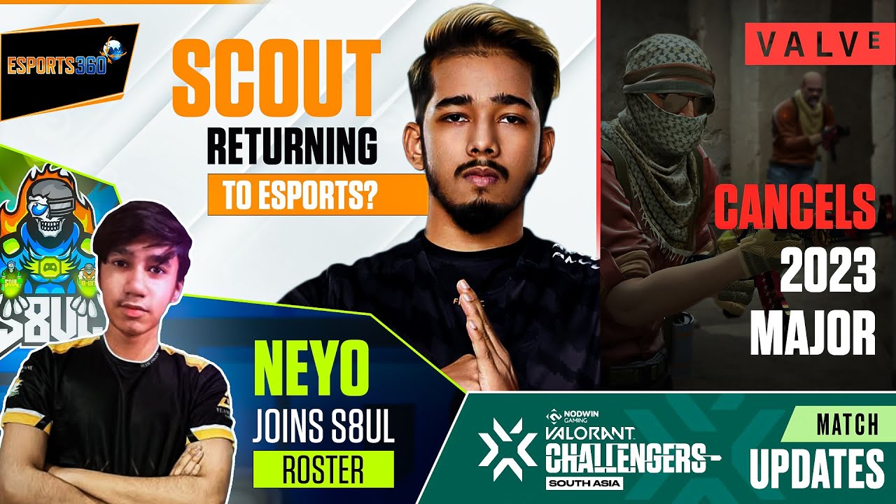 Insane "Neyo" Joins S8UL, Scout Returning to esports? CSGO 2023 Major ...