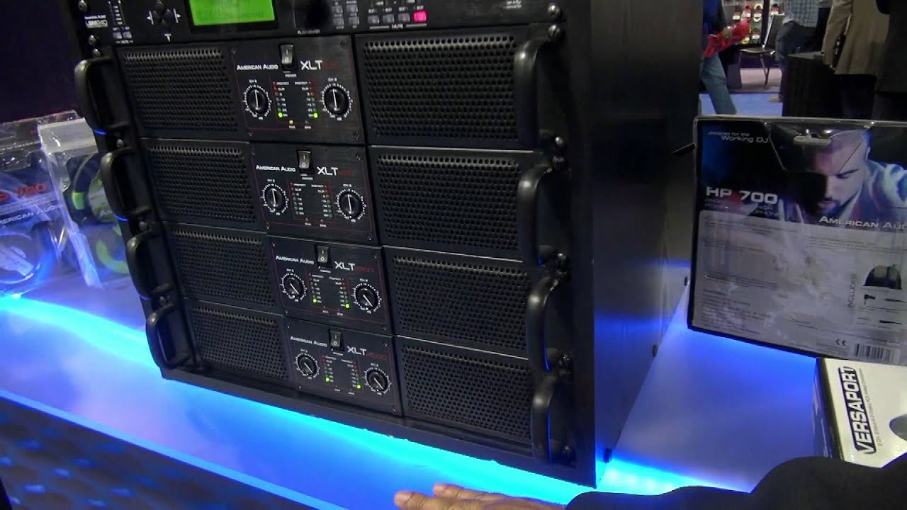 NEW American Audio XLT Power Amplifiers - YouTube
