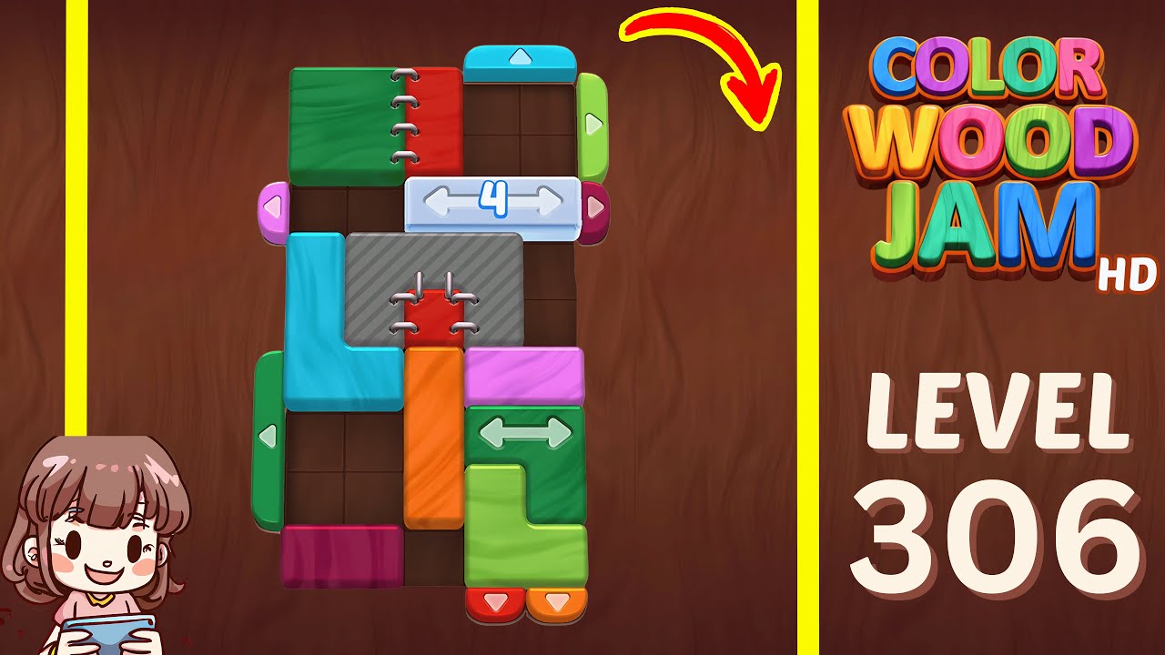 Color Wood Jam Level 306 Solution Walkthrough - YouTube