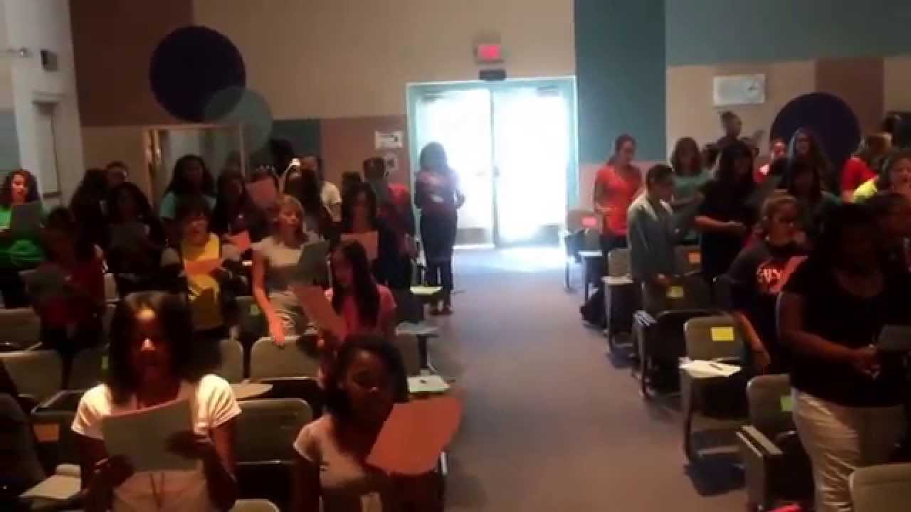 Cram Middle School Modern Voice Till the Love Runs Out - YouTube