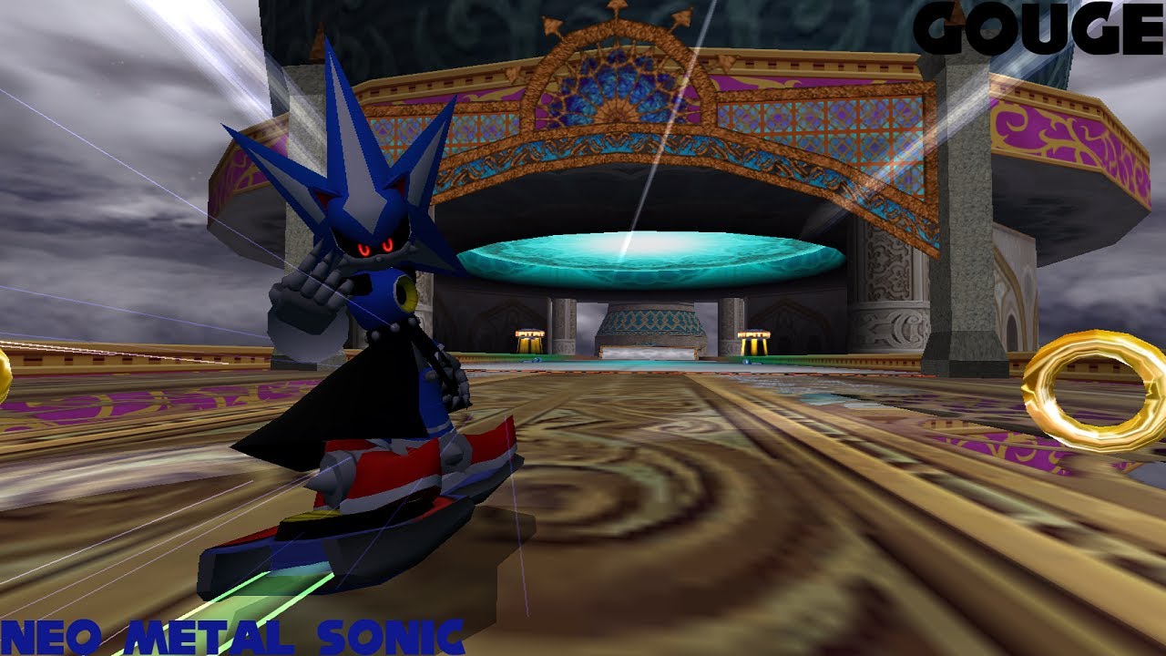 Sonic Riders DX v2.0.1 "Gouge" 3 Laps Babylon Garden (Neo Metal Sonic ...