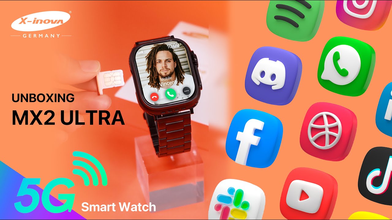 🌟MX2 ULTRA | 5G Smart Watch | X-INOVA - YouTube