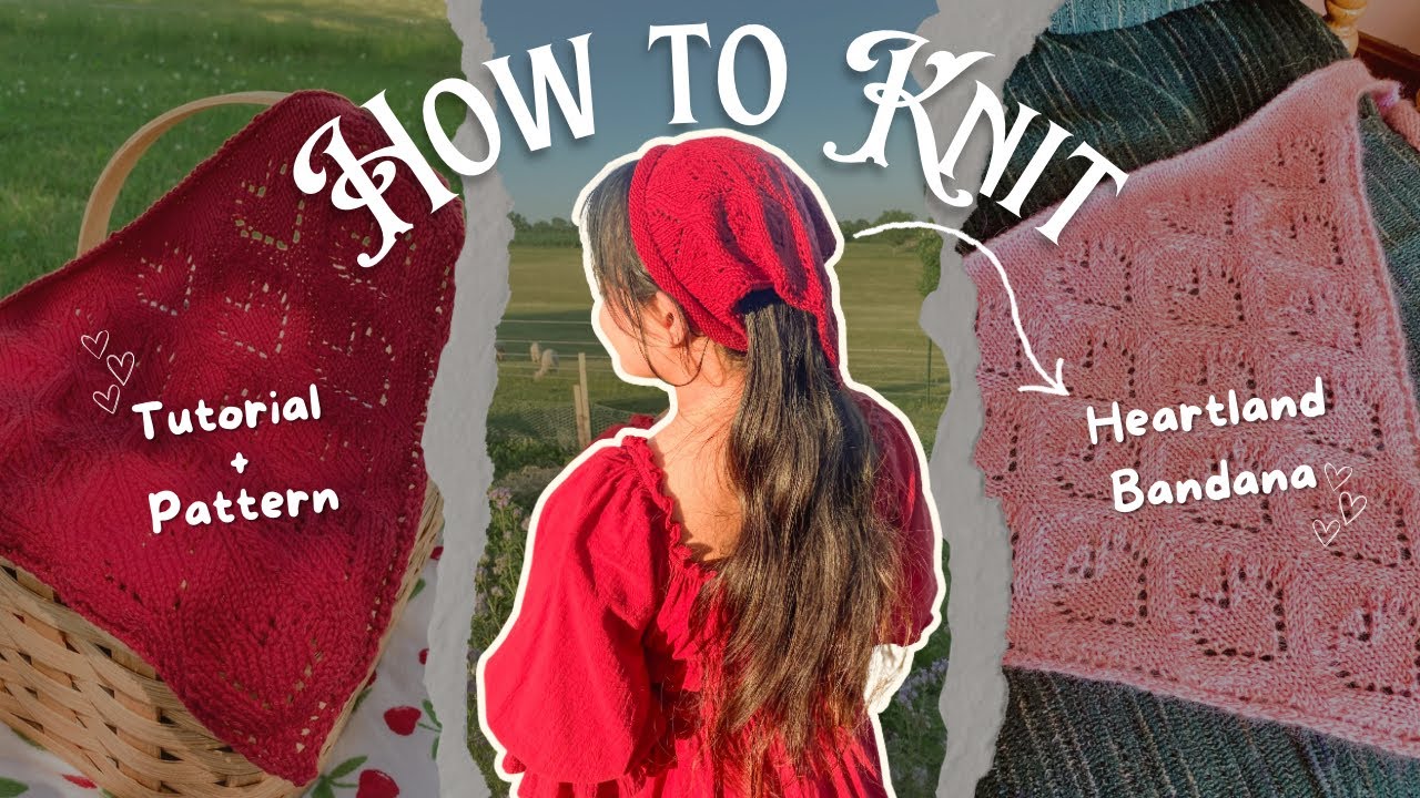 How to Knit a Bandana | Beginner-Friendly Tutorial + Pattern (Knits ...