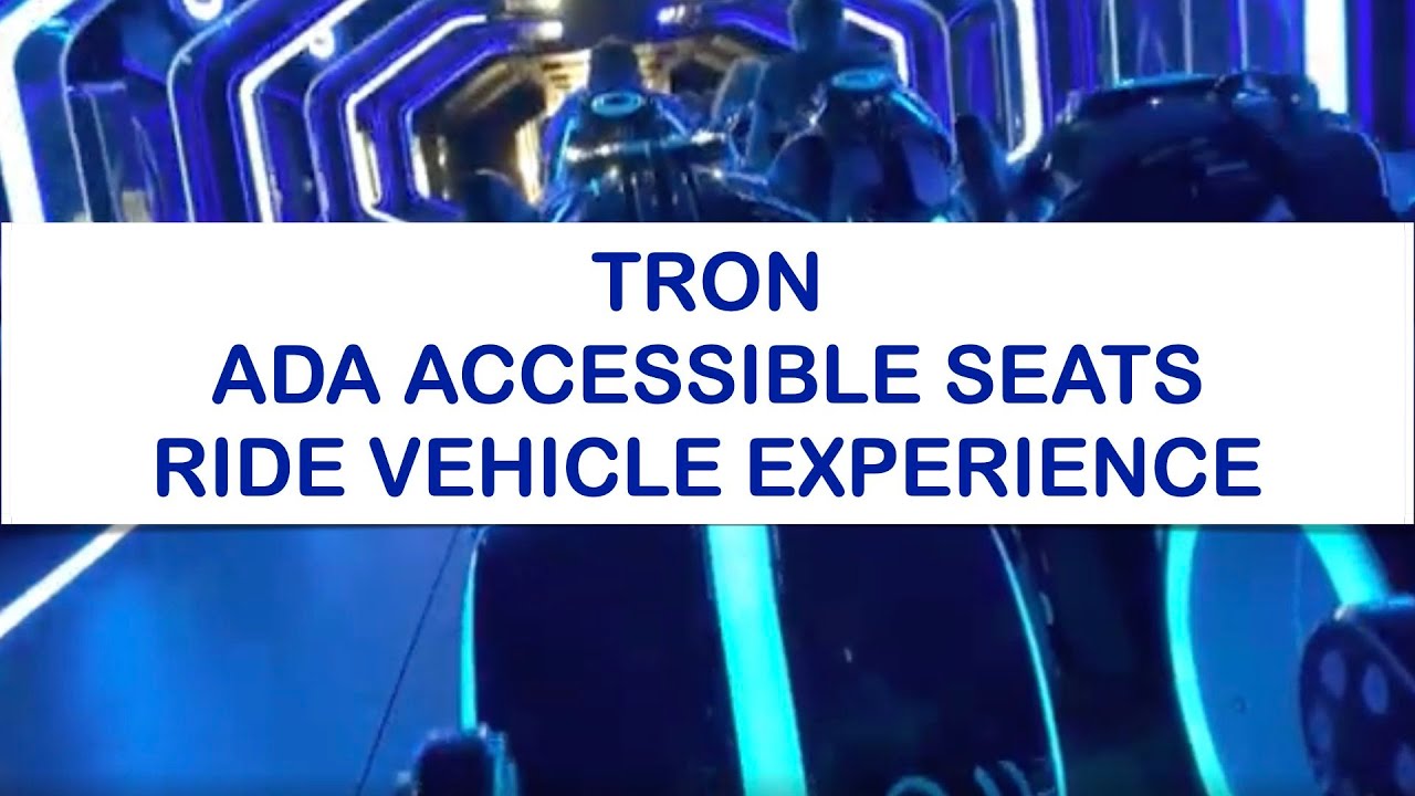 Disney's TRON Ride BUCKET-STYLE SEATS Point of View FULL RIDE ...