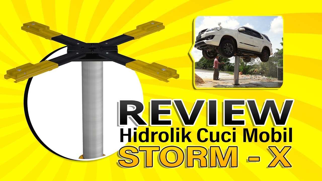 Review Hidrolik Cuci Mobil Storm X IKAME - YouTube