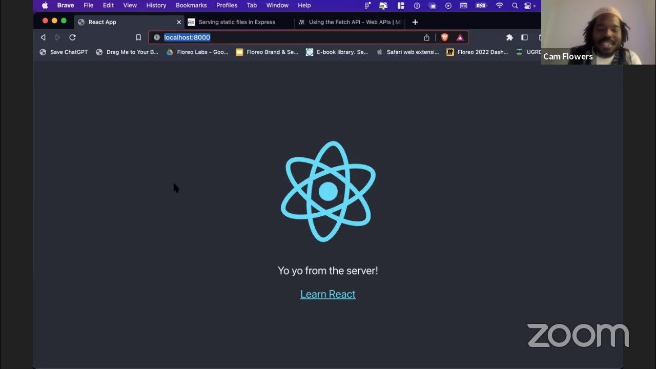 Connecting Frontend And Backend React Express Youtube