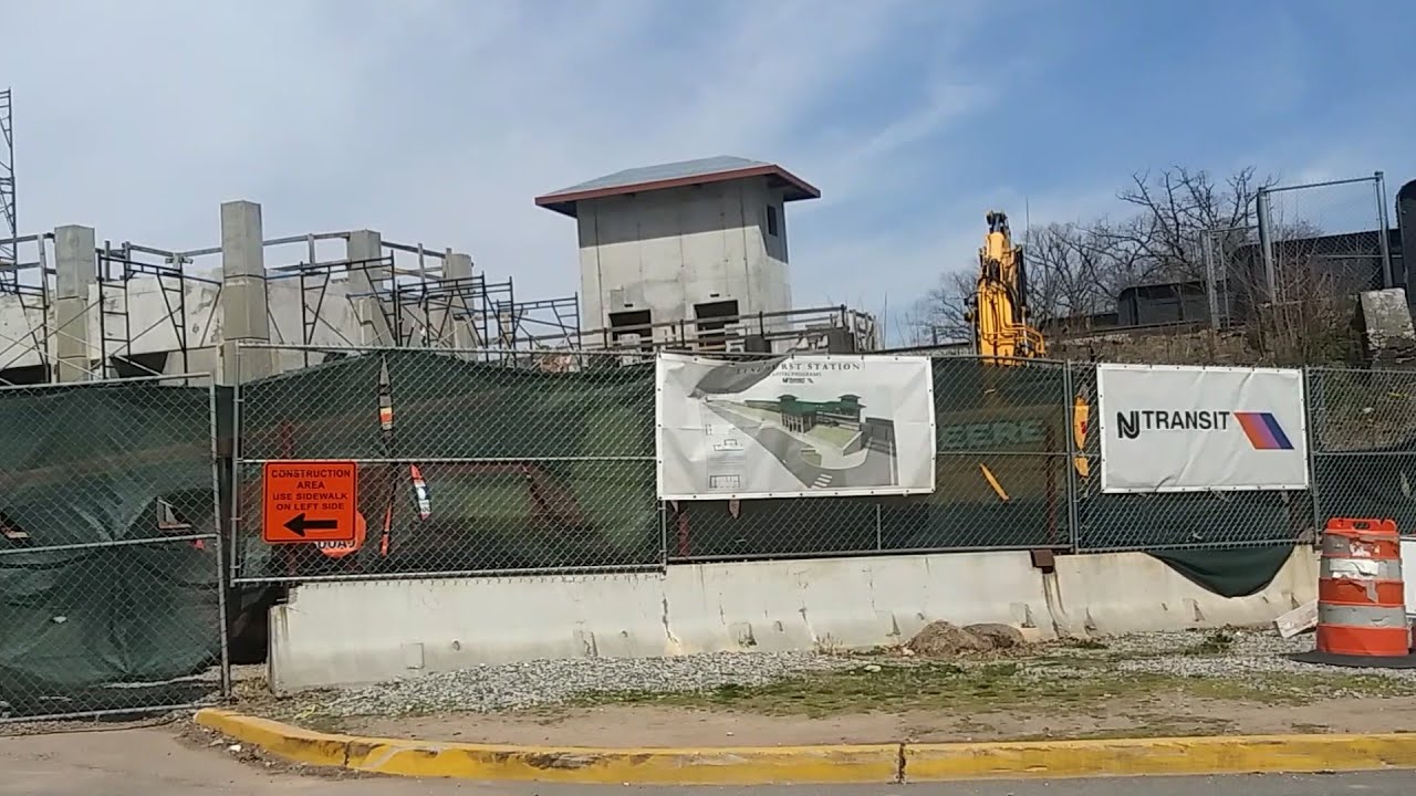 A look at the progress of the new Lyndhurst station as of April 11 ...