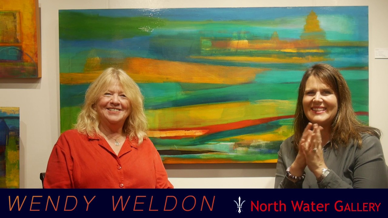 North Water Gallery chat with artist Wendy Weldon in HD - YouTube