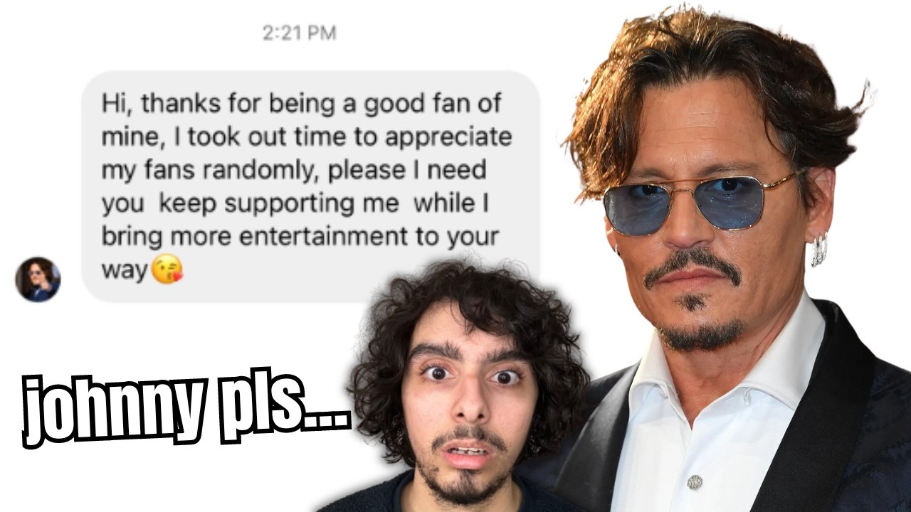 Johnny Depp CATFISH Returns... | WORST Scam Messages 6 - YouTube
