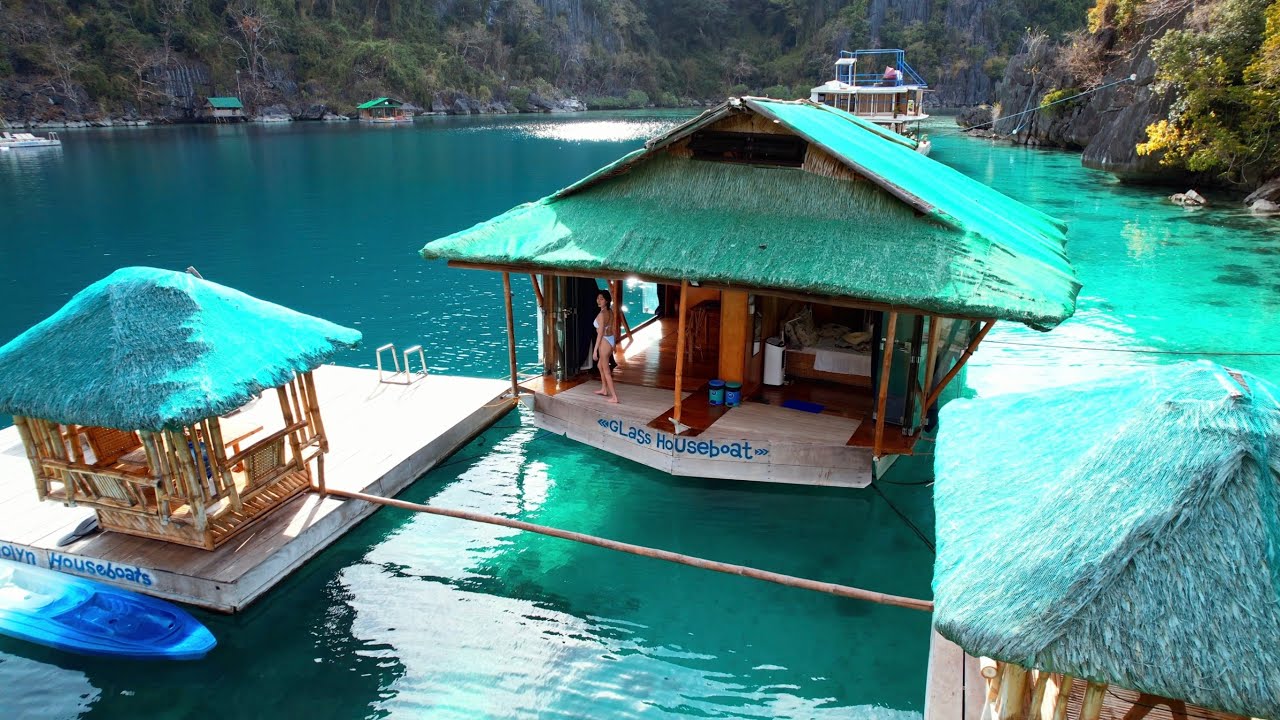 Paolyn Houseboats Coron Palawan - YouTube