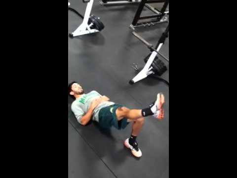 Static glute bridge abduction - lopiprogressive