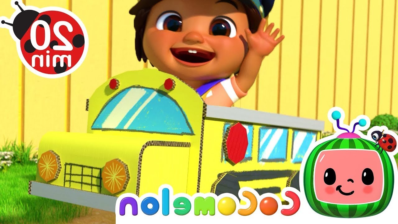 Wheels on the Bus (Playground Version) 20 MIN LOOP | CoComelon ...