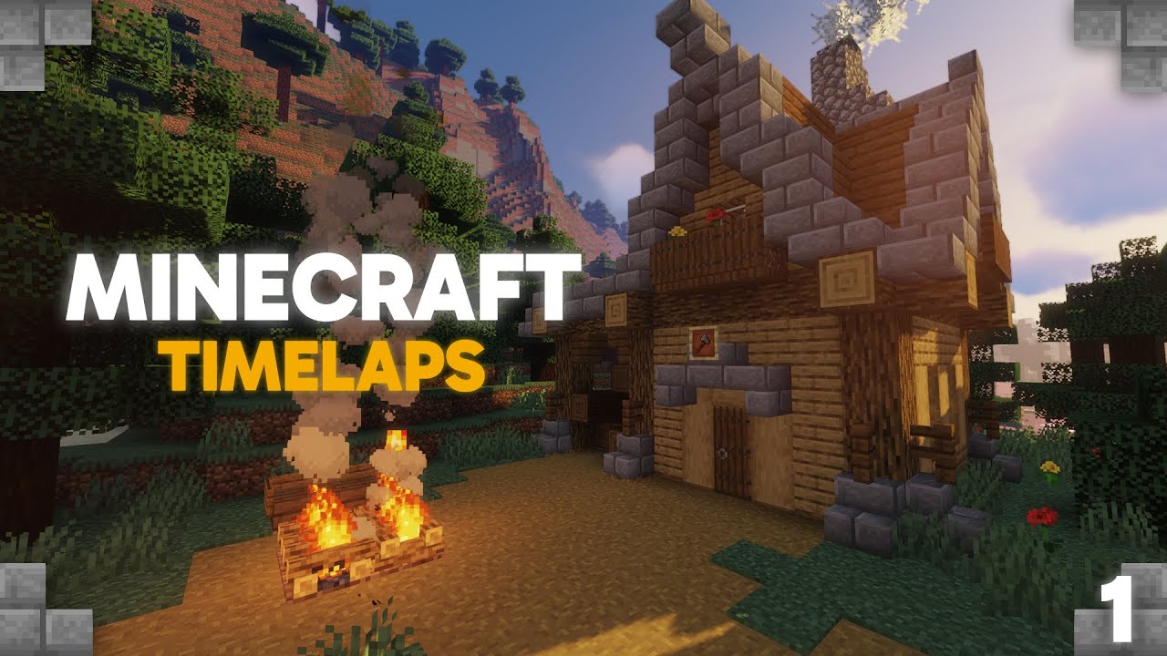 Minecraft Timelaps | Episode 1 - Lumberjack House - YouTube