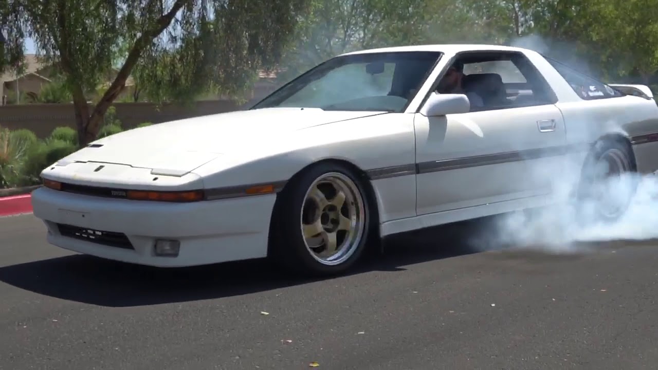MK3 Supra 2-STEP 2ND Gear Burnout 7MGTE DDP - YouTube