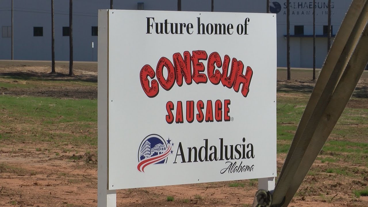 Conecuh Sausage expands to Andalusia - YouTube