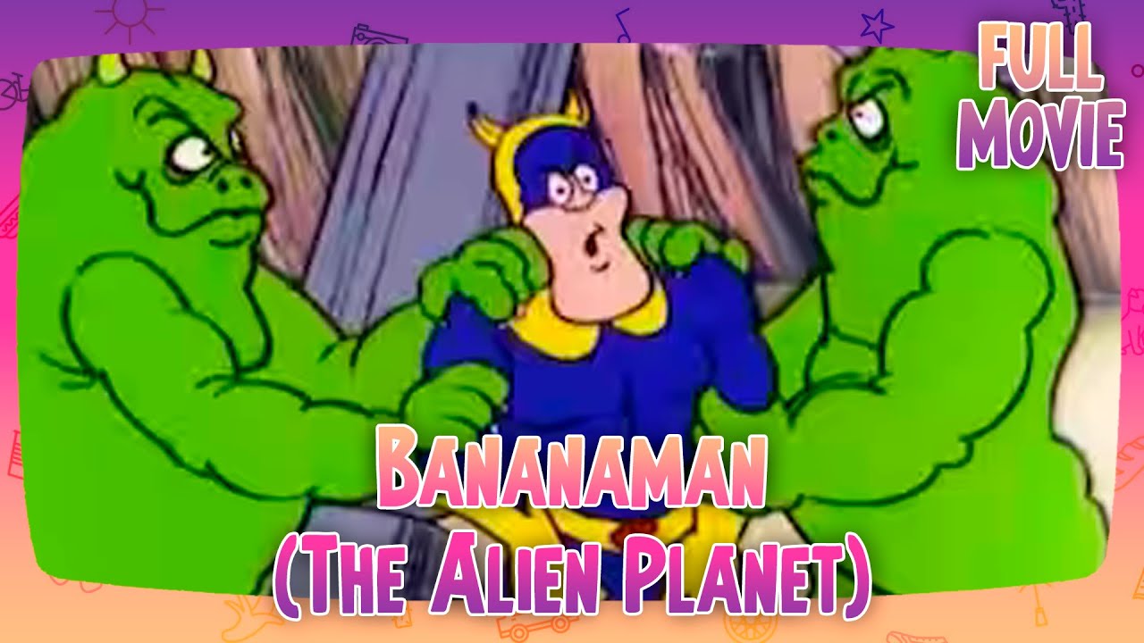 Bananaman ( The Alien Planet) | English Full Movie | Animation Action ...