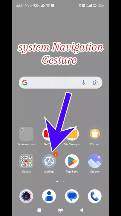 system navigation gesture | full sceen display | how to change button to gestures navigation ...