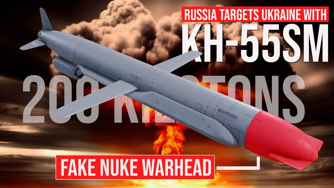 Russia uses ‘fake nuke’ Kh-55SM missiles to strike Ukraine - YouTube