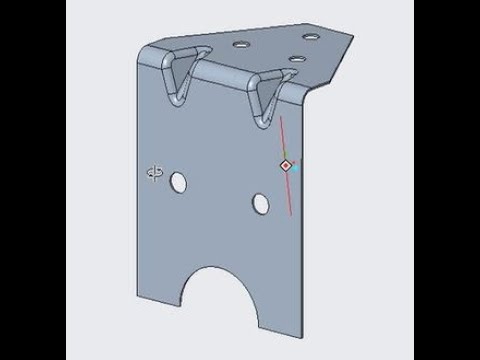 Learn how to create sheetmetal Forming part in Creo - sheetmetal design ...