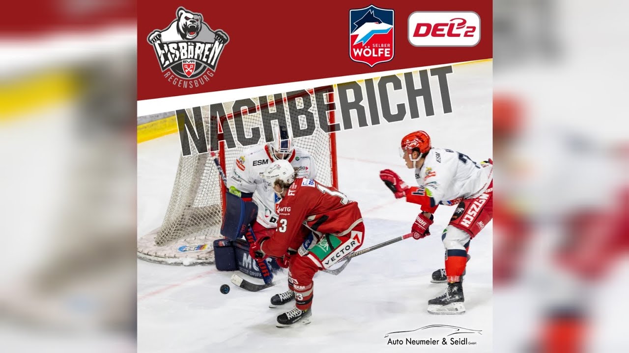 4:1-HEIMSIEG GEGEN SELB: EISBÄREN REGENSBURG HOLEN DERBYSIEG - VIDEO ...