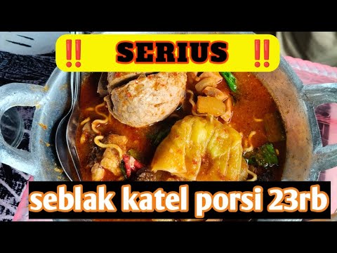 serius seblak katel 23rb sebanyak ini ‼️ - YouTube