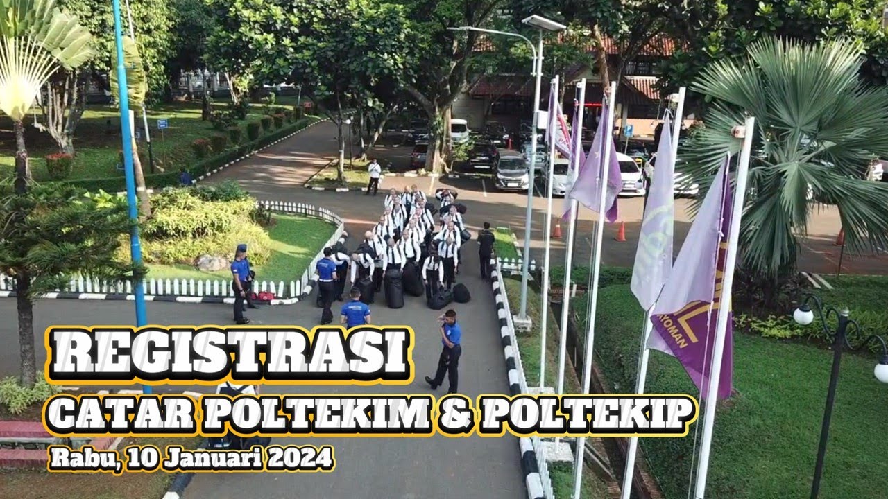 REGISTRASI CATAR POLTEKIP DAN POLTEKIM - YouTube