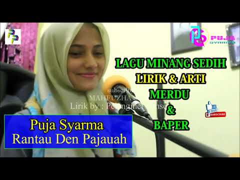 PUJA SYARMA Cover Rantau Den Pajauah   Lagu Minang SEDIH   Merdu & Baper   Far away I wander