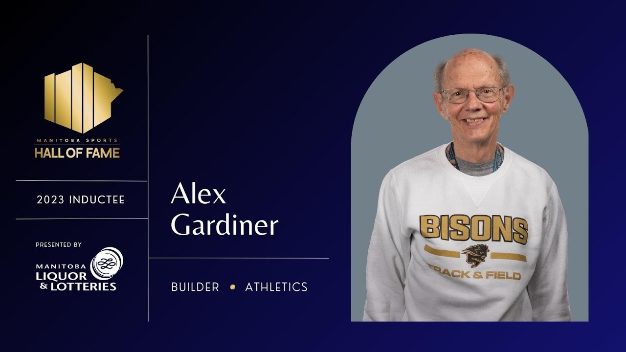 Alex Gardiner Manitoba Sports Hall of Fame - Induction Tribute - YouTube