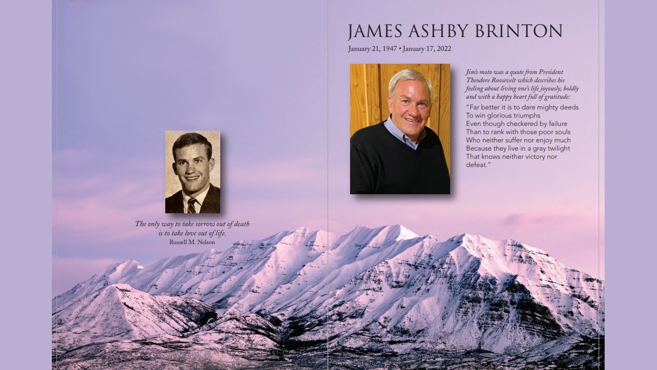 James Brinton Funeral - YouTube