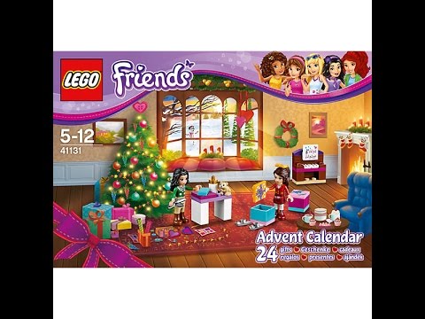 LEGO Friends Advent Calender 2016 speed unboxing and build 41131