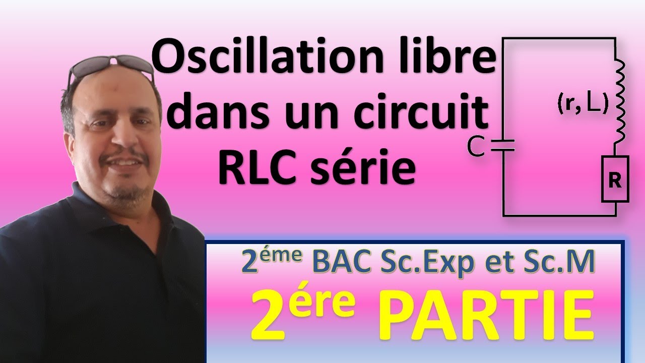 Oscillation libre dans un circuit RLC série (Régime amorti) - YouTube