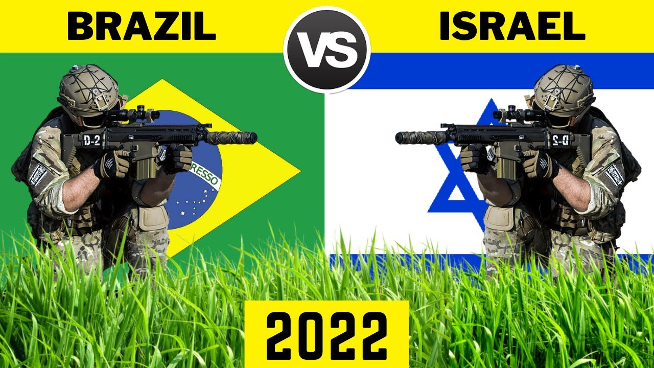 Brazil vs Israel Military Power Comparison - 2022 - YouTube