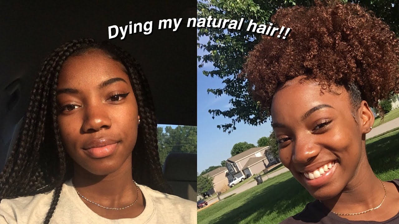 TAKING DOWN MY BOX BRAIDS AND DYING MY HAIR - YouTube