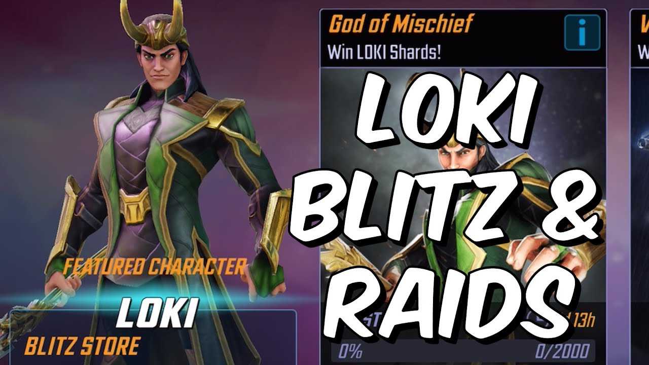 Loki Blitz and Level 65 Raids! - Marvel Strike Force 2018 - MSF - YouTube