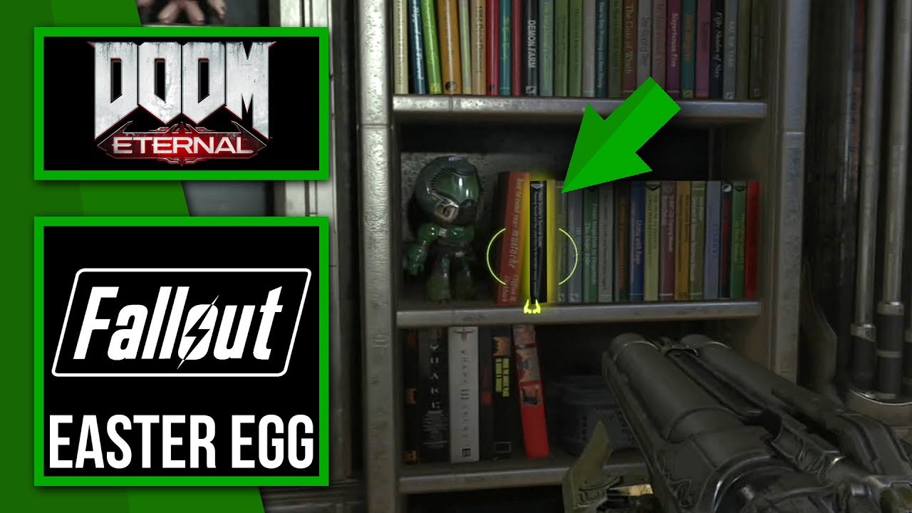 DOOM Eternal | Fallout Easter Egg - YouTube