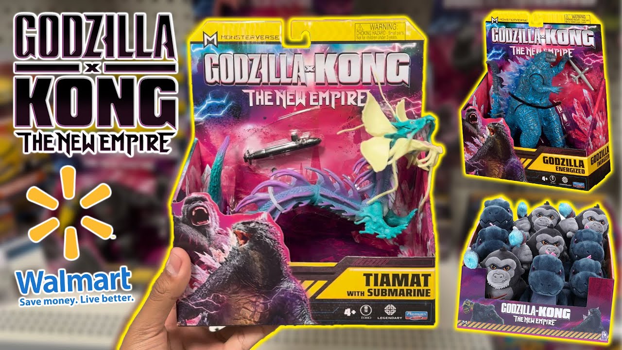 TOY HUNT Godzilla x Kong The New Empire Playmates Tiamat, Kong ...