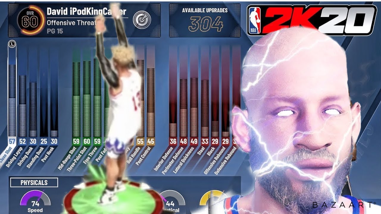 Playmaking Shot Creator Demi God Gman Build! NBA 2k20 - YouTube