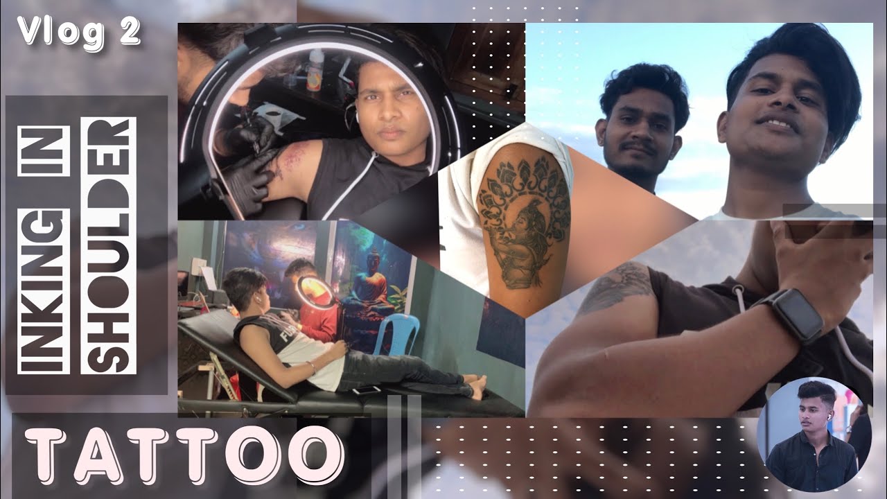 FINALLY INKED A TATOO IN MY SHOULDER || VLOG 2 ...