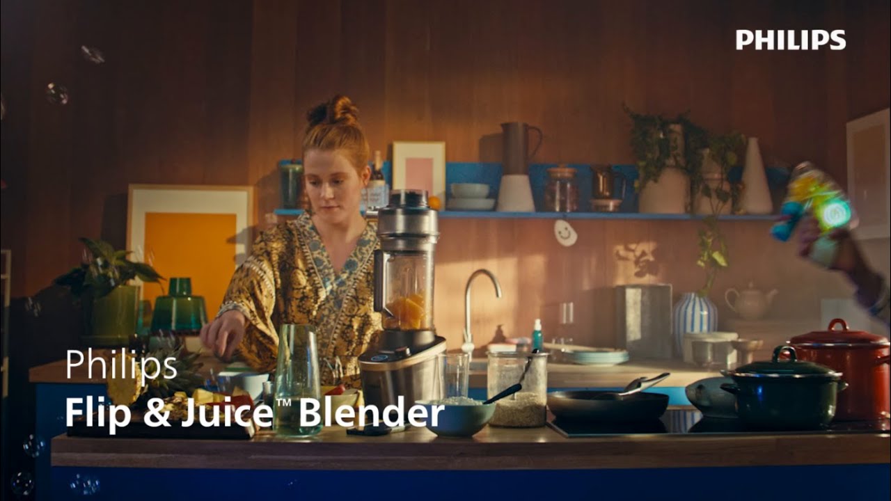 The New Philips Flip & Juice Blender - HR3370/00 - YouTube