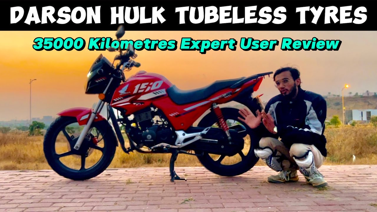 Darson Tyres Expert User Review | Darson Hulk Tyres | Darson Tubeless Tyres | Honda CB150F - YouTube