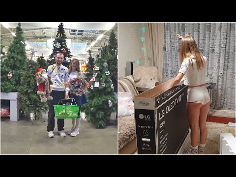 Купили LG OLED 65' на чёрную пятницу. Покупки к новому 2020 году