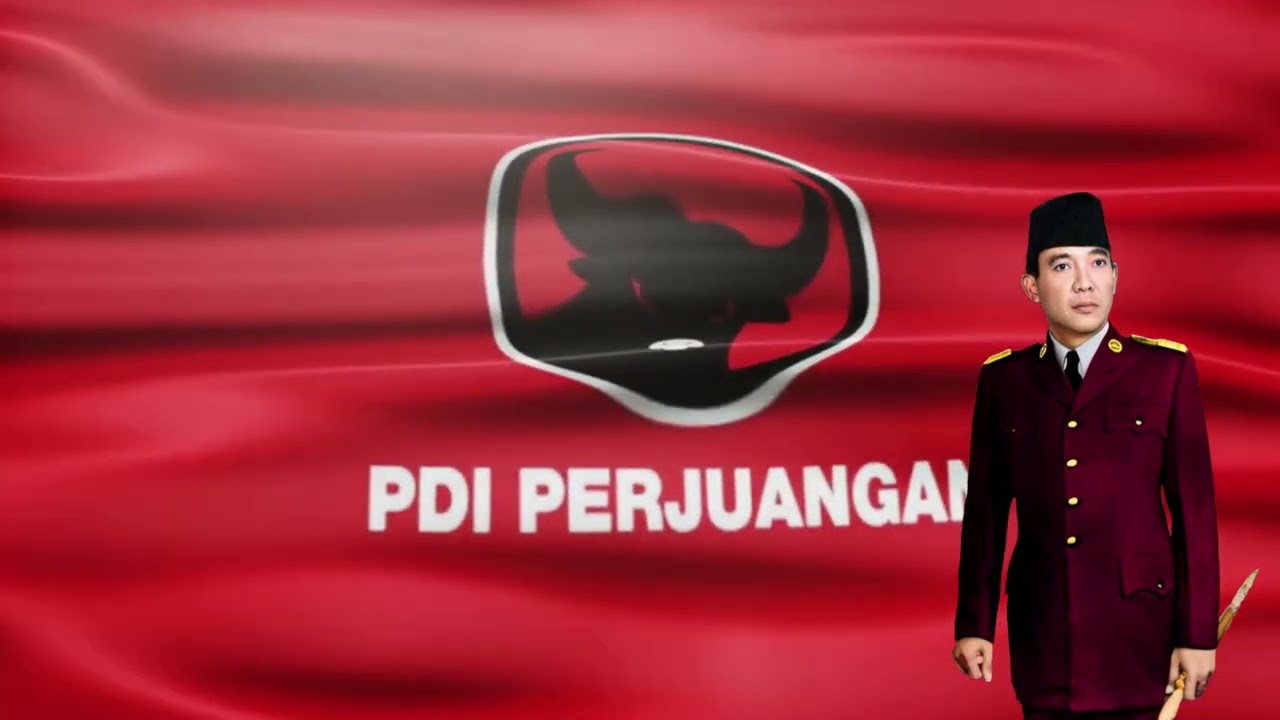 Animasi Background Partai Indonesia - Soekarno 3 #VideoBackgroundPartai ...