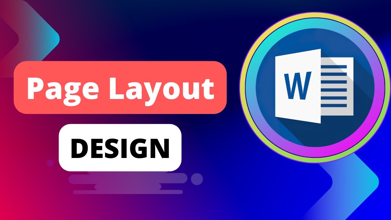 Page layout and Design in MS Word - YouTube