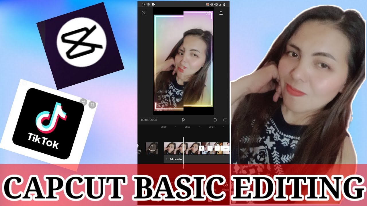 CAPCUT BASIC EDITING TUTORIAL(TIKTOK TREND) - YouTube