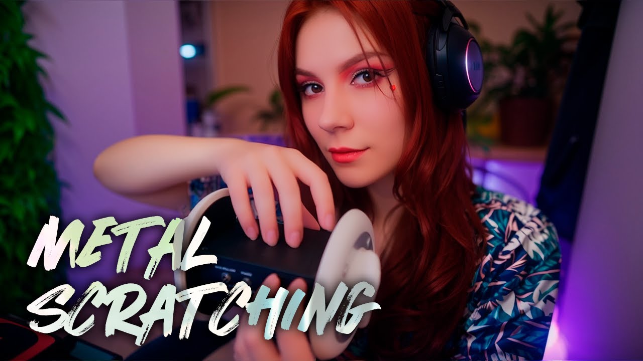 ASMR 3Dio Scratching 💎 No Talking, Brain Scratches, Metal Scratching ...