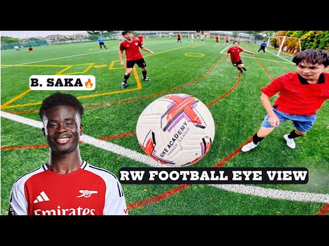 Saka Right Wing POV Play | GoPro Football