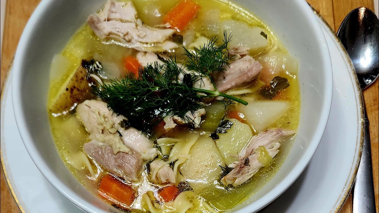 DJ CHEF makes Classic Chicken Soup using Ergochef Knives | Recipe ...