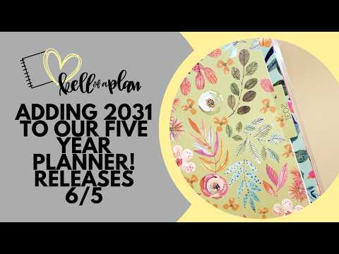 Adding 2031 To Our Five Year Planner